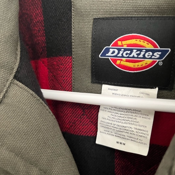 Dickies | Jackets & Coats | Dickies Mens Plaid Lined Shirt Jacket ...